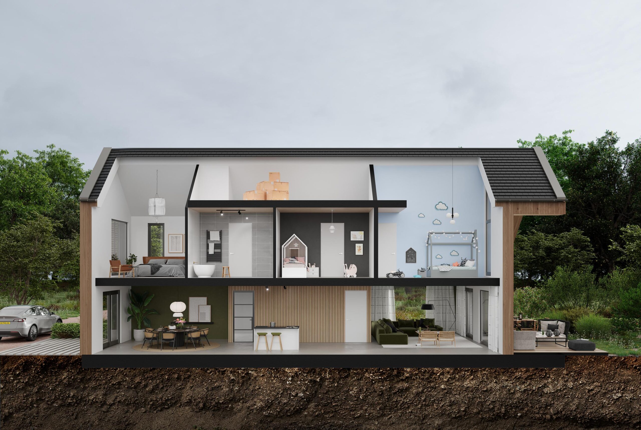 Bouwnummer 1, Benedenerf | Vrijstaande woning | Fase 2, Lent > Hans Janssen